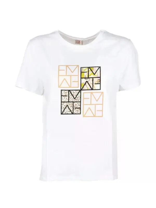 Marella Emme Graphic-embellishment T-shirt - White