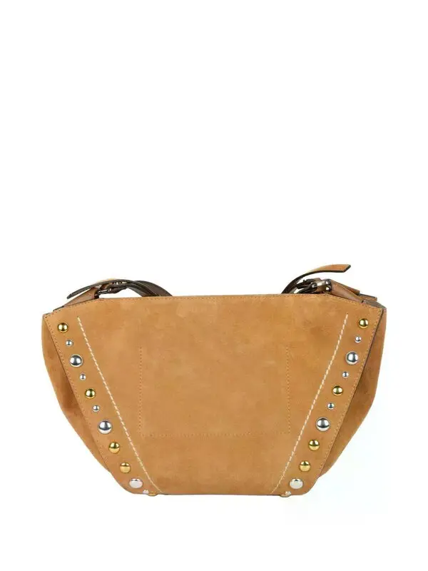 GIANNI CHIARINI Bloom Studded-embellishments Tote Bag - Brown