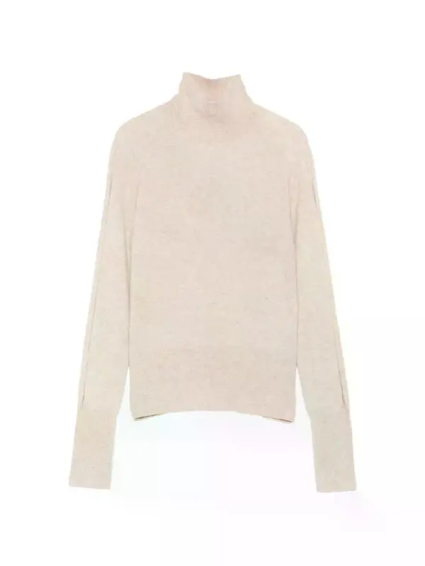 JOSEPH Turtleneck Cashmere Sweater - Neutrals