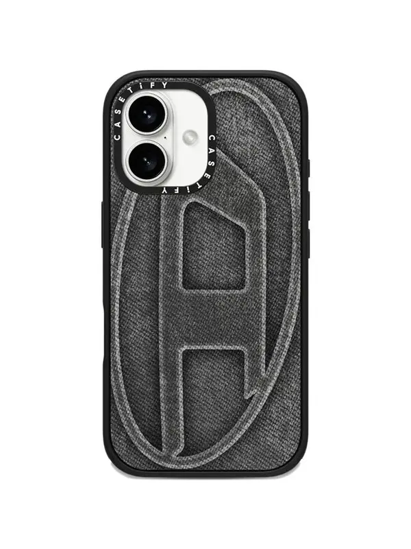 DIESEL® X Casetify 60578 Logo-detail Iphone 16 Case - Grey