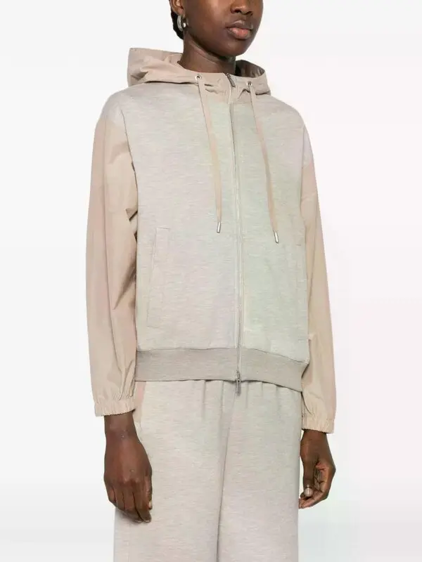 Peserico Hooded Zip-up Jacket