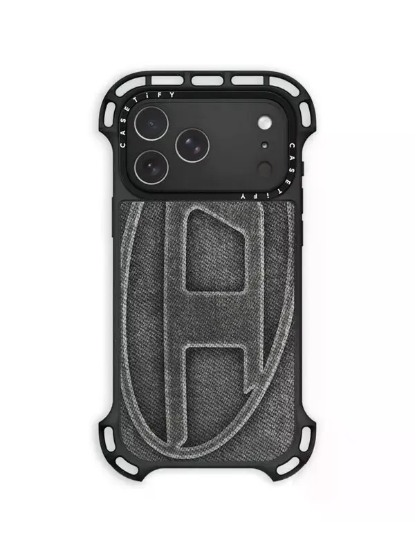 DIESEL X Casetify Denim-effect Iphone 17 Pro Max Case - Black