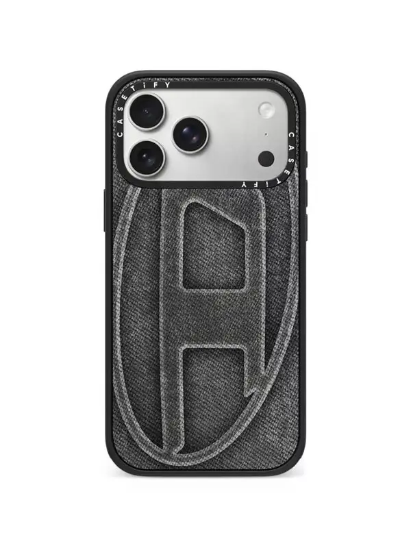 DIESEL X Casetify Denim-effect Iphone 17 Pro Max Case - Black