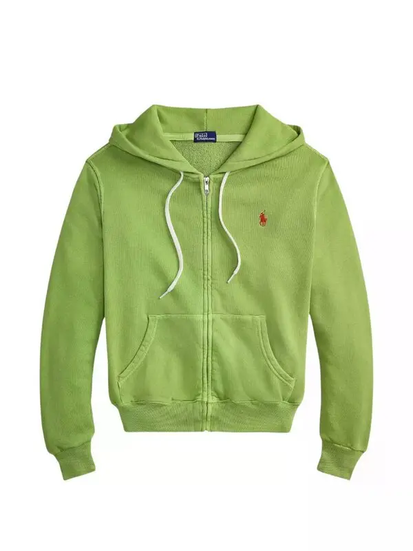 Polo Ralph Lauren Logo-embroidered Hoodie - Green