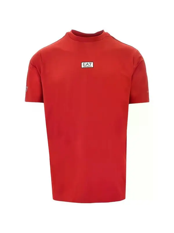 Emporio Armani Logo-detail T-shirt - Red