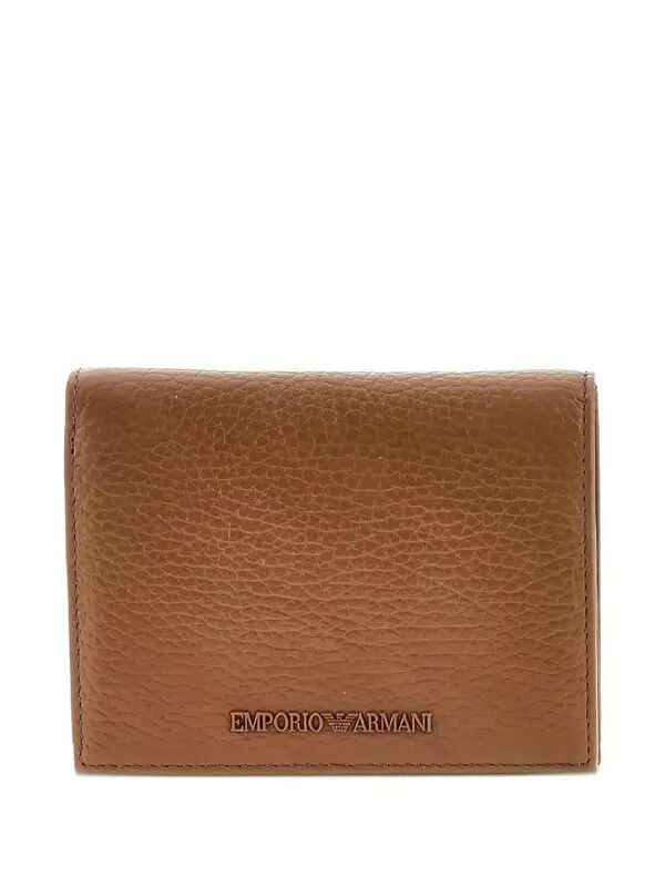 Emporio Armani Textured Wallet - Brown