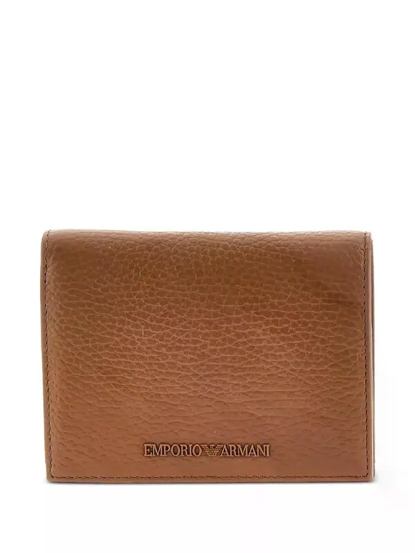 Emporio Armani Textured Wallet - Brown