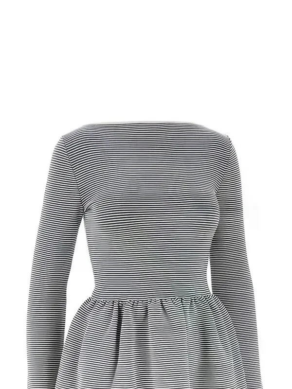 Emporio Armani Striped Mini Dress
