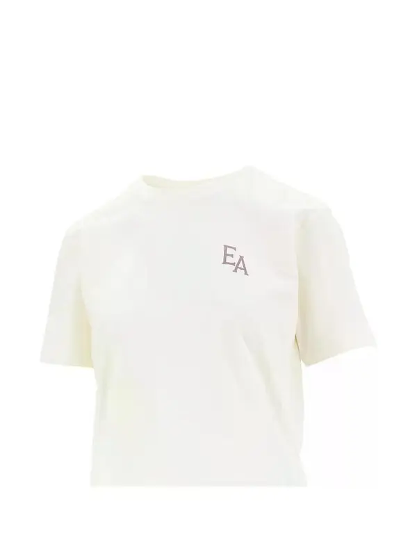 Emporio Armani Logo-detail T-shirt - Neutrals