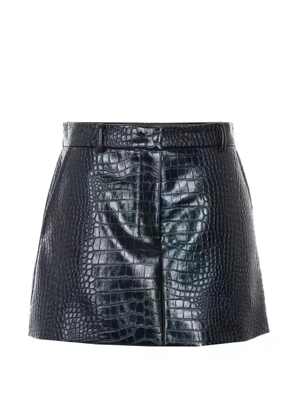 Sportmax Gleba Crocodile Mini Skirt