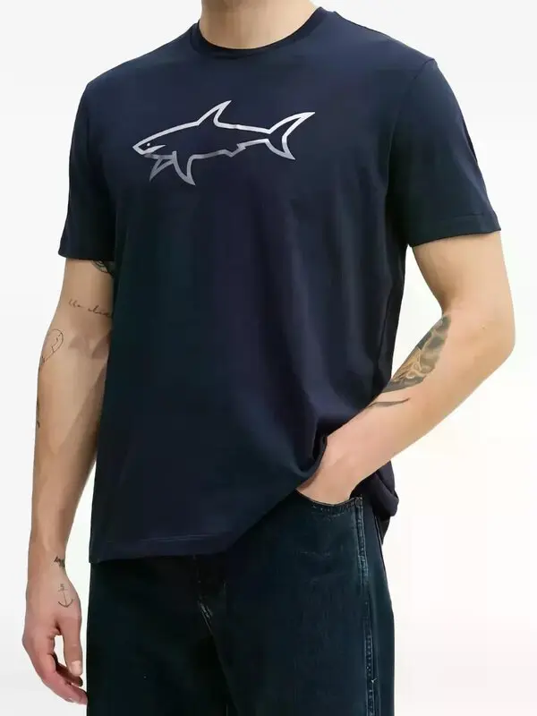 Paul & Shark Shark-print T-shirt