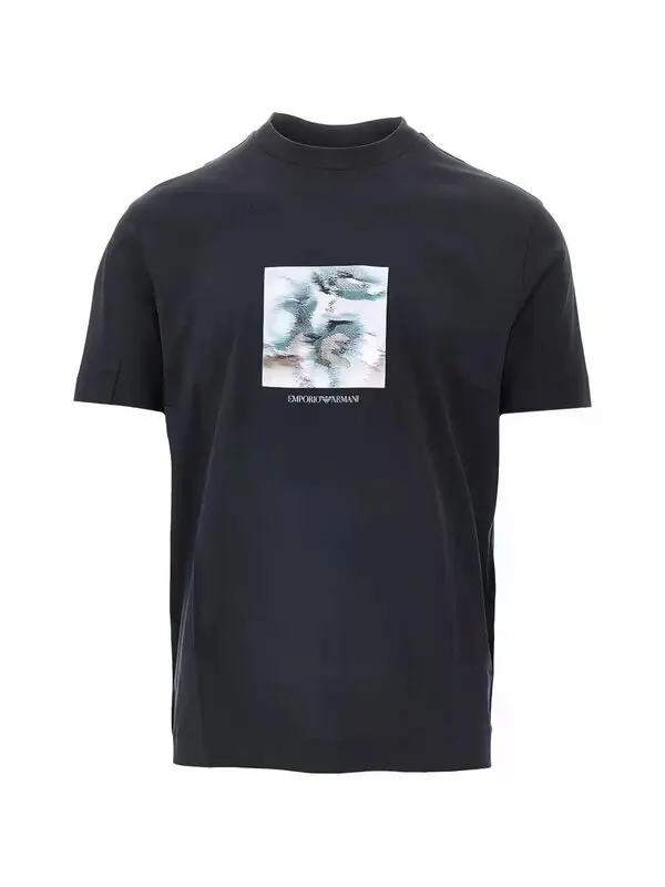 Emporio Armani Graphic T-shirt - Blue