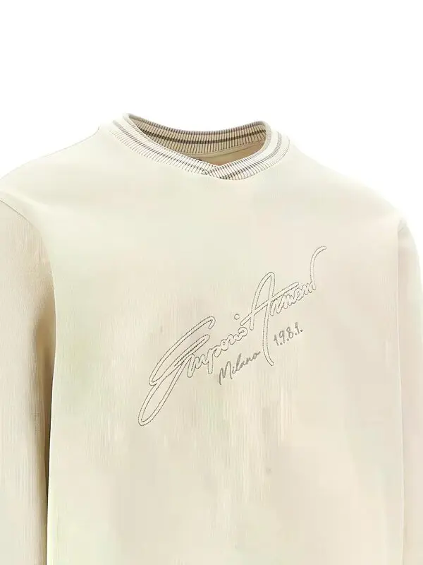Emporio Armani Logo-embroidered Sweatshirt