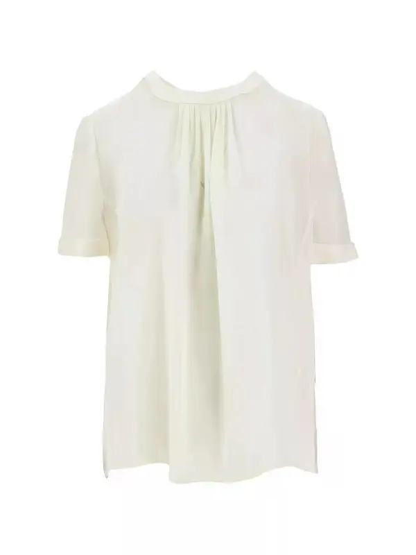 Emporio Armani Pleated-front Blouse