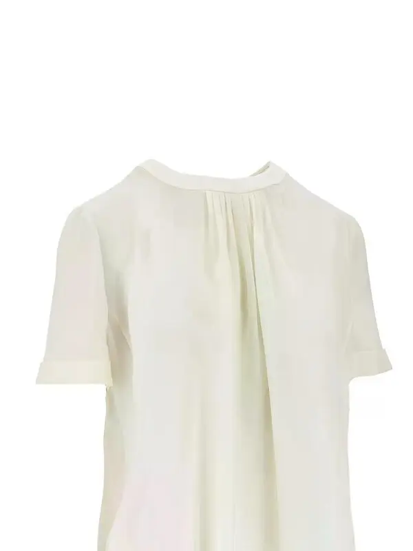 Emporio Armani Pleated-front Blouse
