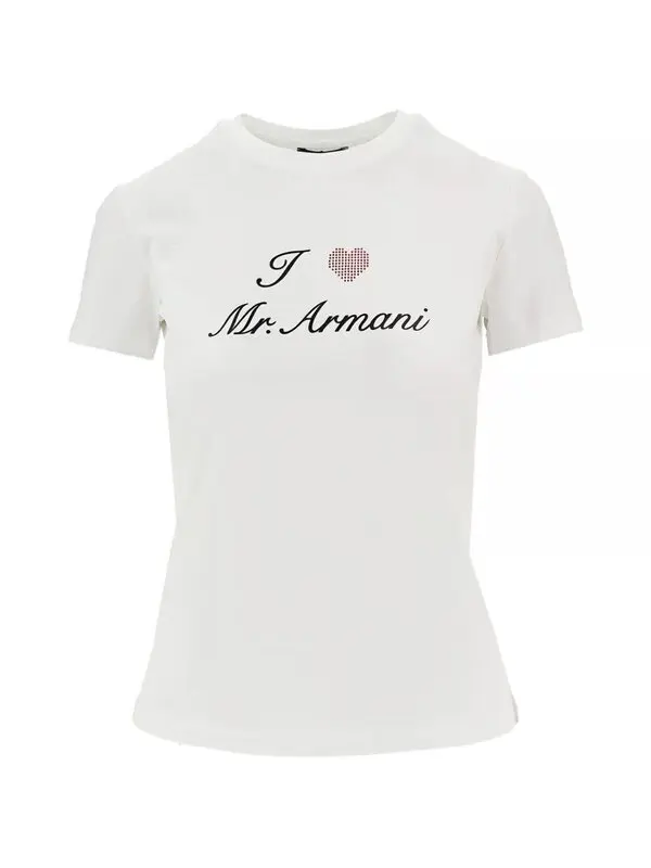 Emporio Armani Print T-shirt - White