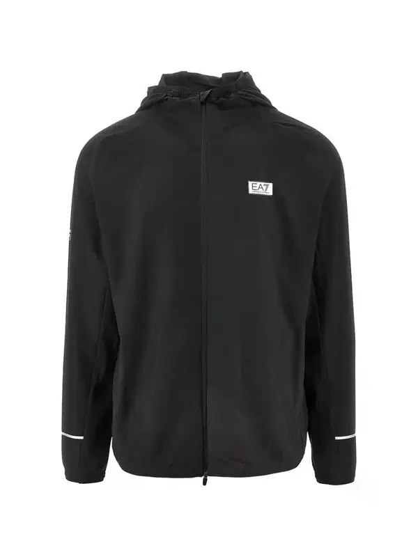 Emporio Armani Zip-up Hoodie - Black