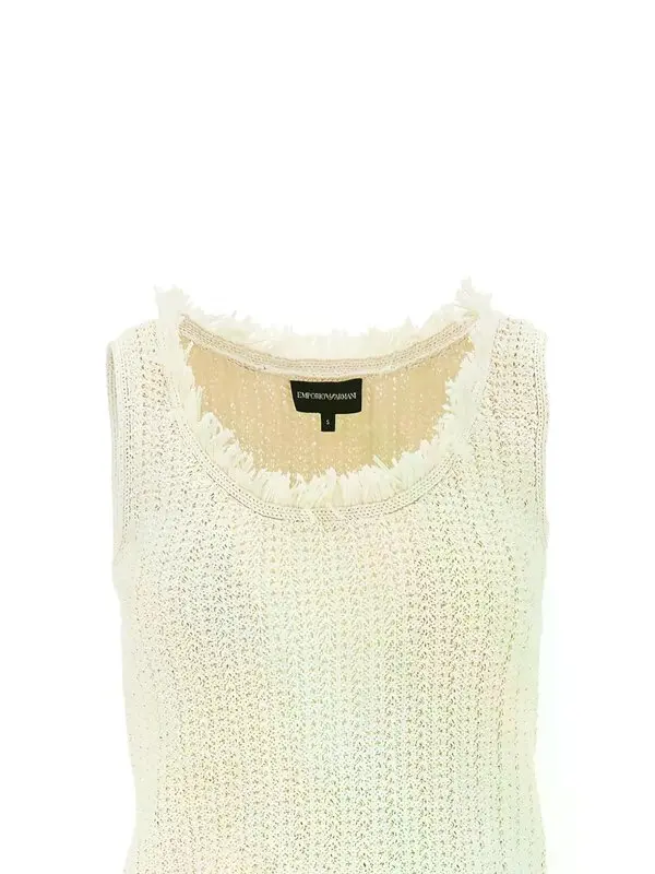 Emporio Armani Knitted Sleeveless Tank Top