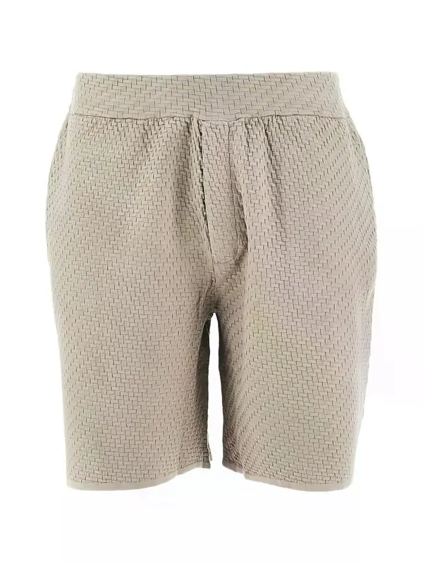 Emporio Armani Woven Bermuda Shorts - Neutrals