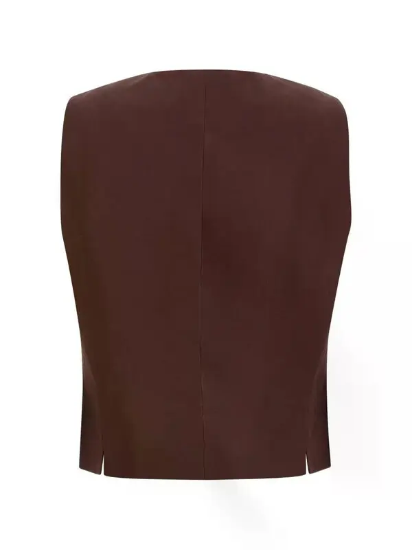Alberto Biani V-neck Button Vest