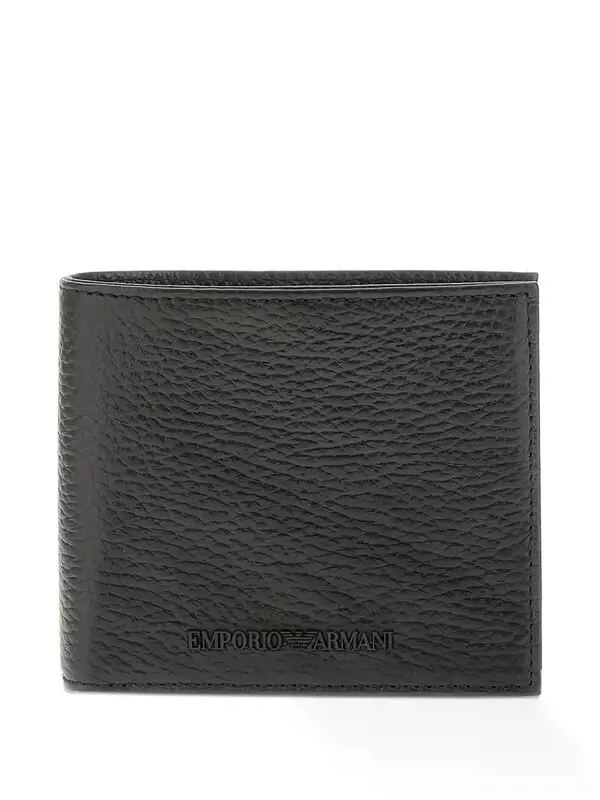 Emporio Armani Logo-plaque Wallet - Black