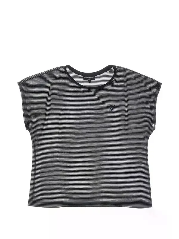 Emporio Armani Striped T-shirt - Black