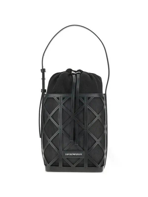 Emporio Armani Geometric-design Bucket Bag