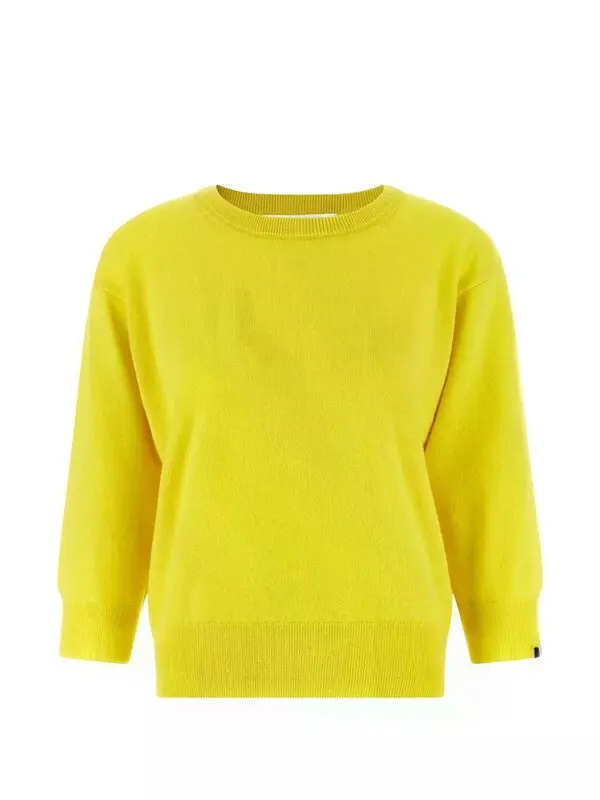 EXTREME CASHMERE X Dropped-shoulder Sweater - Yellow
