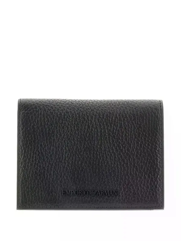 Emporio Armani Textured Wallet - Black