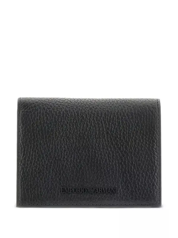 Emporio Armani Textured Wallet - Black