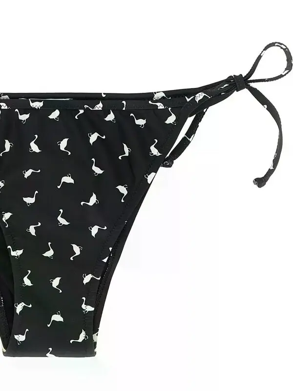 Moschino Goose-print Triangle Bikini
