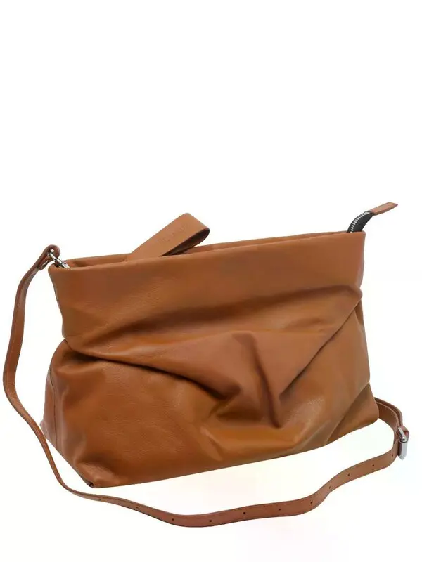 VIC MATIE Leather Travel Zip Shoulder Bag