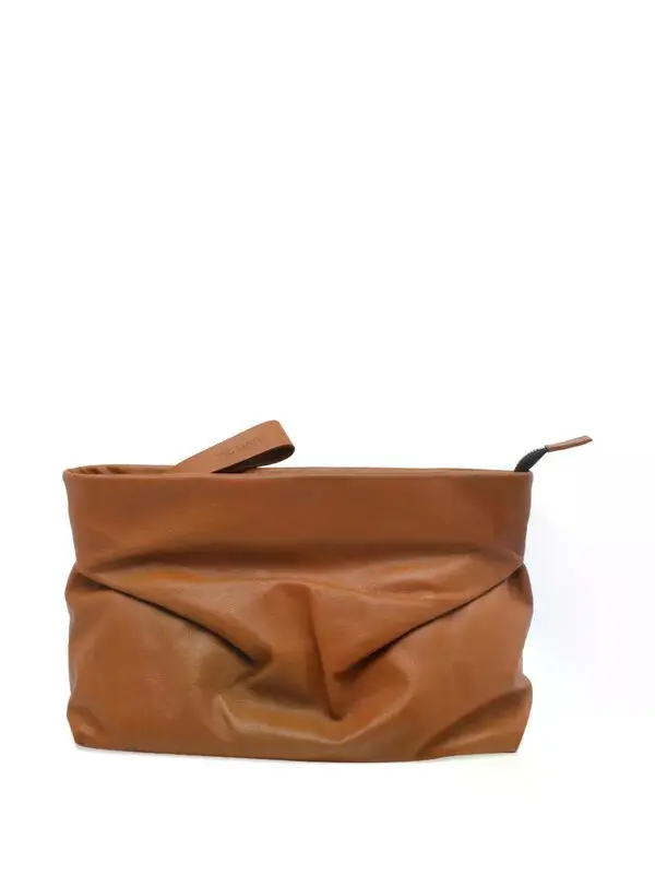 VIC MATIE Leather Travel Zip Shoulder Bag
