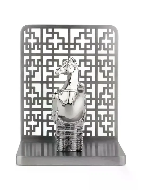 Shanghai Tang Tang Horse Bookend - Silver
