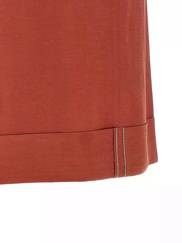 Peserico Pleat Turn-up Shorts