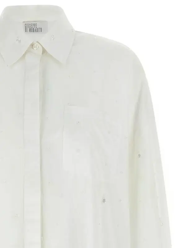 Giuseppe Di Morabito Crystal-appliqué Shirt