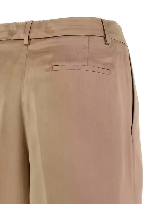 Fabiana Filippi Wide Leg Pleated Trousers - Neutrals