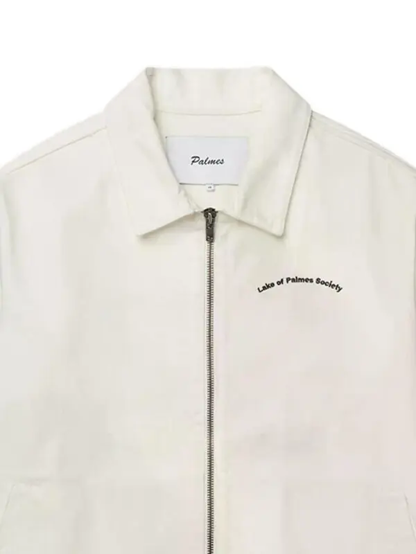 PALMES Lake Zip-up Jacket - White