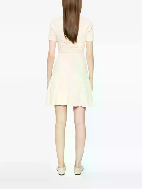 Sandro Button Knitted Mini Dress