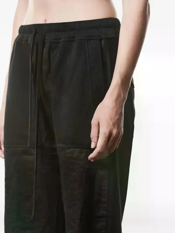 THOM KROM Drawstring Patch Cotton Trousers