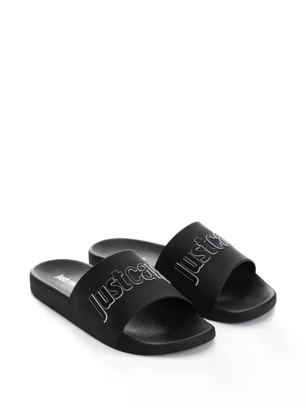 Just Cavalli Logo-print Slides