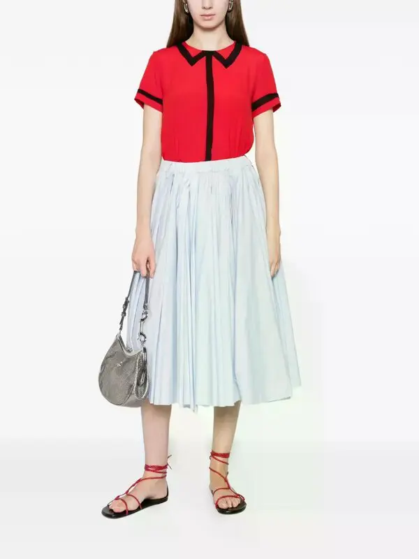 N°21 Striped Collar T-shirt