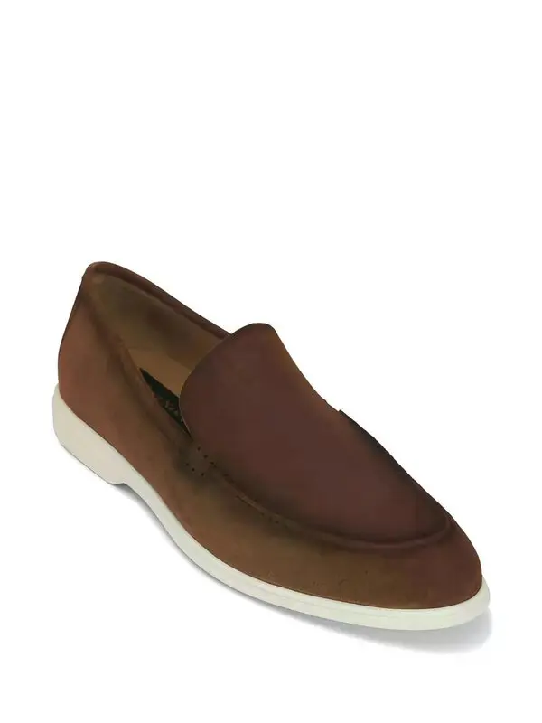 To Boot New York Montage Round-toe Loafers - Brown