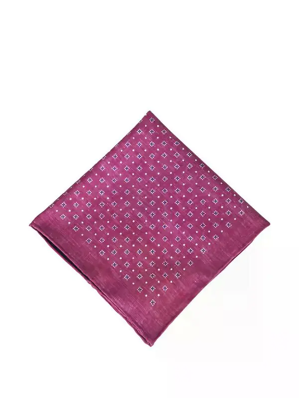 Brunello Cucinelli Polka Dot Pocket Square