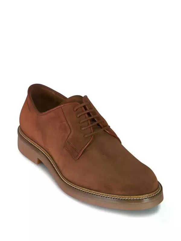 Aquatalia Placido Suede Loafers - Brown