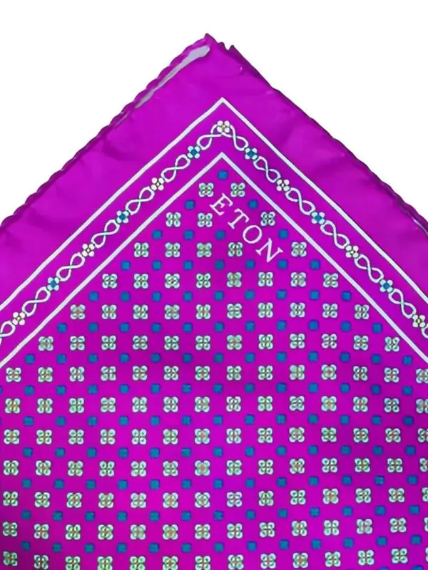 Eton Patterned Pocket Square
