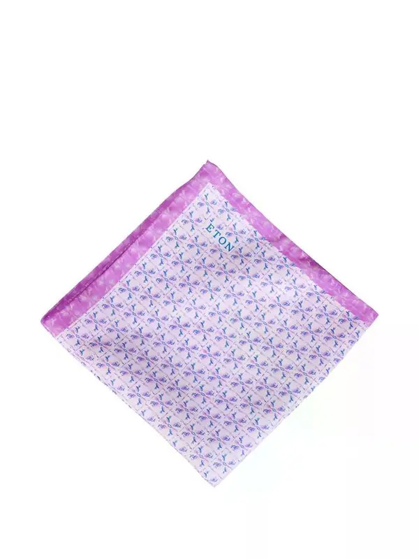 Eton Patterned Pocket Square