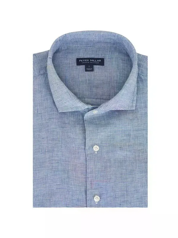 Peter Millar Astino Long-sleeve Shirt - Blue
