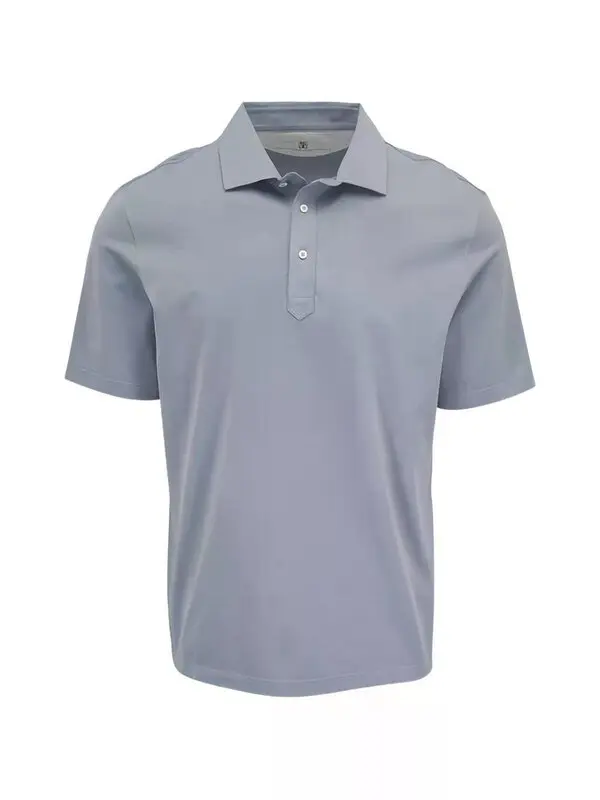 Brunello Cucinelli Cotton Polo Shirt - Grey