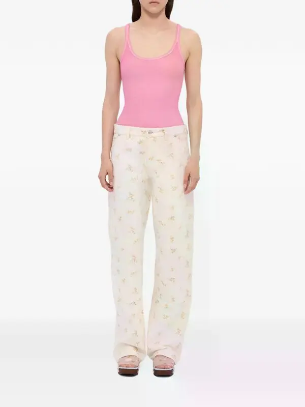 MSGM Floral Trousers